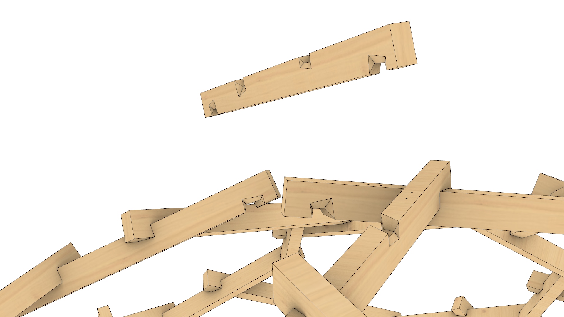 Timber Reciprocal Frame Structures – SID STUDIO